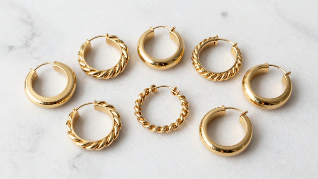 7 Best 14k Gold Hoop Earrings for [YEAR] (Timeless Glamour) - Honest ...